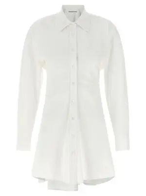 Alexander Wang Cotton Poplin Chemisier Dress - White