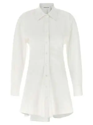 Alexander Wang Cotton Poplin Chemisier Dress - White