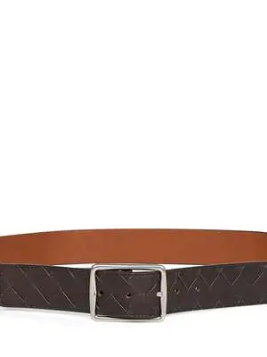 Bottega Veneta Two-tone Leather Reverso Reversible Belt