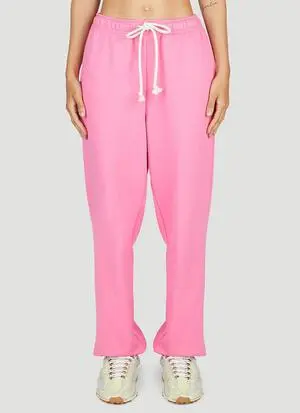 Acne Studios Face Patch Tracksuit Sweatpants - Pink