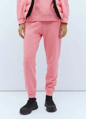 Moncler Embossed Logo Track Pants - Pink