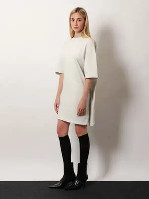 Balenciaga Cotton Jersey Semi Fitted Short Dress - Multicolor