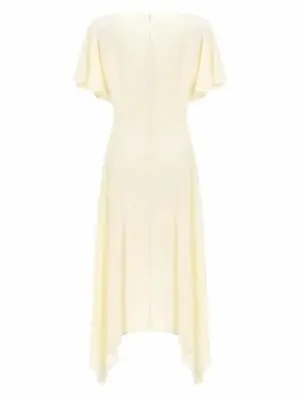 Stella McCartney V-neck Midi Dress - White