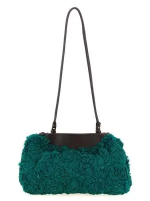 Dries Van Noten Clutch Rose - Green