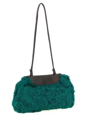 Dries Van Noten Clutch Rose - Green