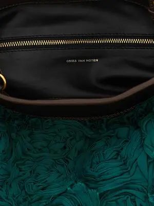 Dries Van Noten Clutch Rose - Green
