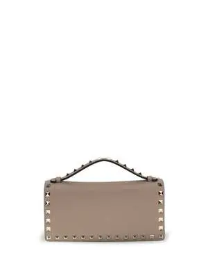 Valentino Garavani Rockstud Chain Wallet - Cream
