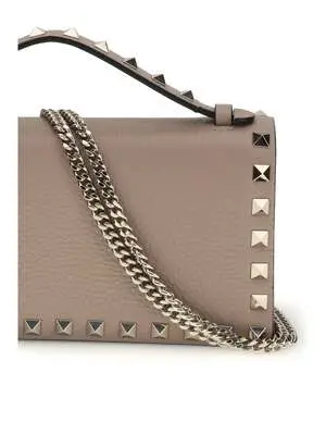 Valentino Garavani Rockstud Chain Wallet