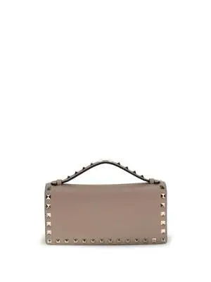 Valentino Garavani Rockstud Chain Wallet - Cream