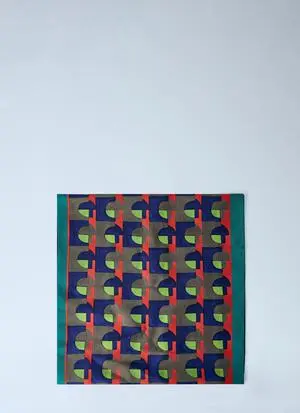 Miu Miu Printed Silk Scarf