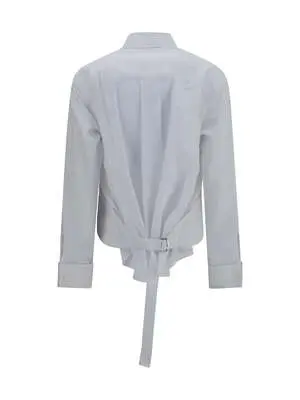 Sacai Cotton Poplin Belted Shirt