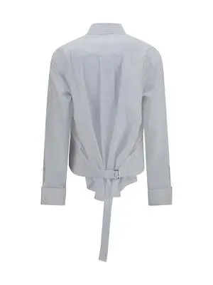 Sacai Cotton Poplin Belted Shirt