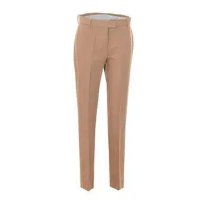 Max Mara Fatina Stretch Viscose And Cotton Trousers - Cream