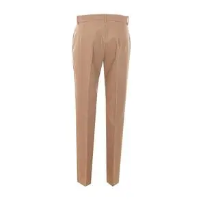 Max Mara Fatina Stretch Viscose And Cotton Trousers - Cream