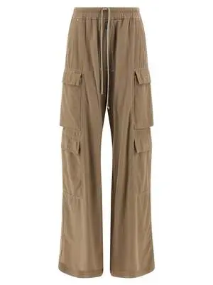 Rick Owens Double Cargo Jumbo Belas Trousers - Cream