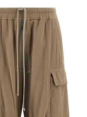 Rick Owens Double Cargo Jumbo Belas Trousers - Cream
