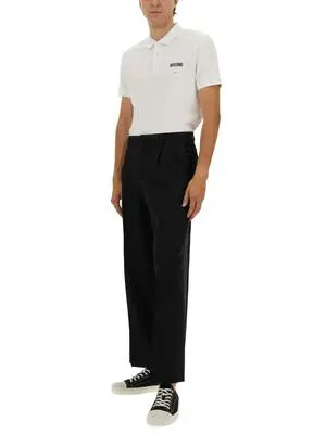 Moschino Cotton Pique Polo - White