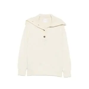 Malo Neutrals Knitwear Jumpers - Cream