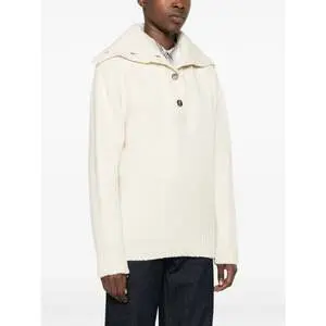 Malo Neutrals Knitwear Jumpers - Cream