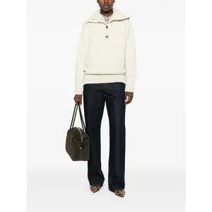 Malo Neutrals Knitwear Jumpers - Cream