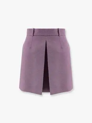 Dior Boucle Virgin Wool Blend Skirt - Multicolor