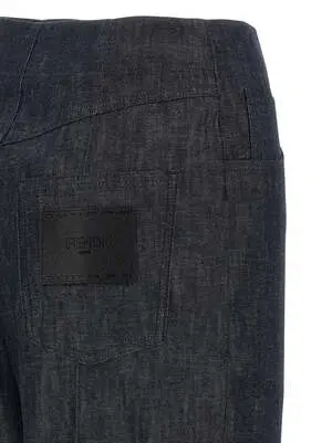 Fendi Roma' Patch Jeans