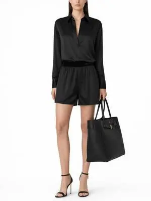 TOM FORD Silk Pajama Shorts - Black