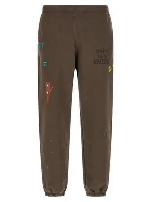 GALLERY DEPT. Gd French Logo' Joggers - Brown
