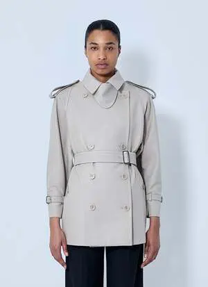 Max Mara Double-breasted Trench Coat - Cream