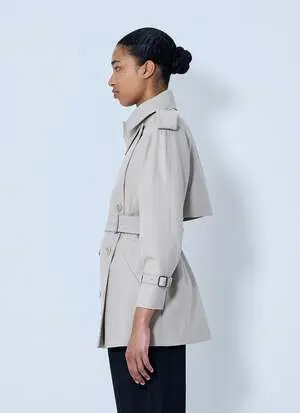 Max Mara Double-breasted Trench Coat - Cream