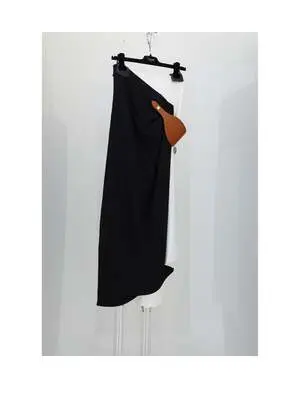 Celine Draped Skirt - Black