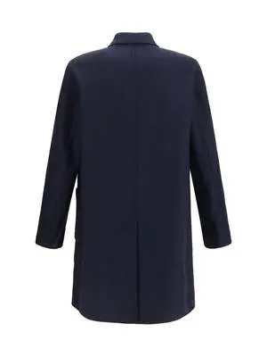Etro Soho Reversible Wool-blend Coat - Blue