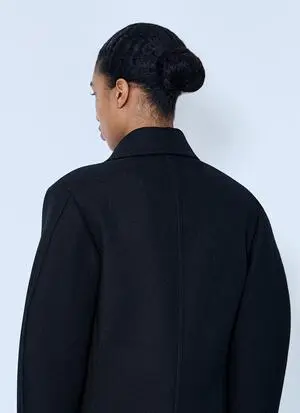 Bottega Veneta Double-breasted Wool Coat With Knot Details