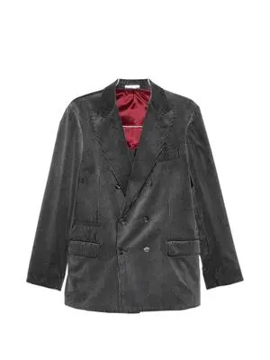 Brunello Cucinelli Cotton Double-breasted Jacket - Multicolor