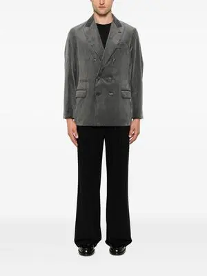 Brunello Cucinelli Cotton Double-breasted Jacket - Multicolor