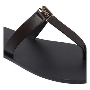 Saint Laurent Babylone Sandals - Brown