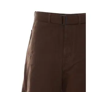 LEMAIRE Twisted Belted Pants - Brown
