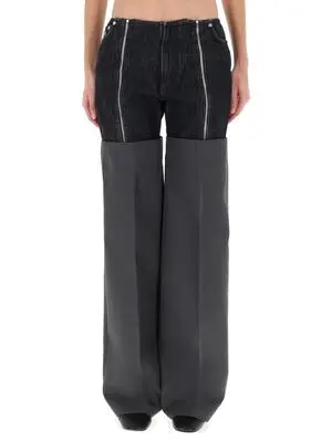 JEAN PAUL GAULTIER Spats With Logo - Gray