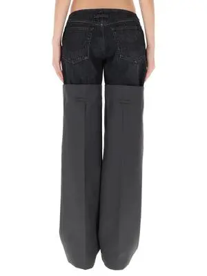 JEAN PAUL GAULTIER Spats With Logo - Gray