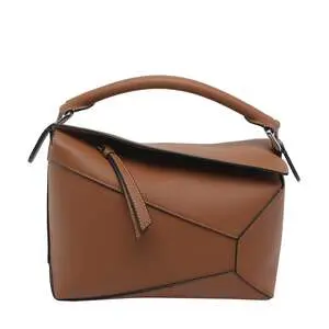 Loewe Small Puzzle Edge Handbag - Brown