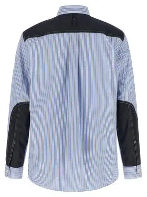 Junya Watanabe Denim Insert Shirt - Blue