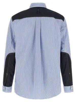 Junya Watanabe Denim Insert Shirt - Blue