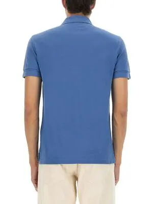 TOM FORD Pique Polo - Blue