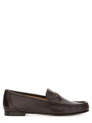 Chloé Leather Loafer - Brown