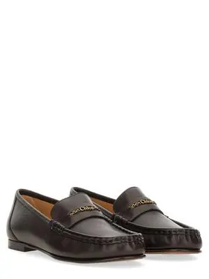 Chloé Leather Loafer - Brown
