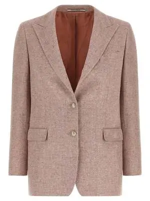 Tagliatore Bertha Single-breasted Blazer - Pink