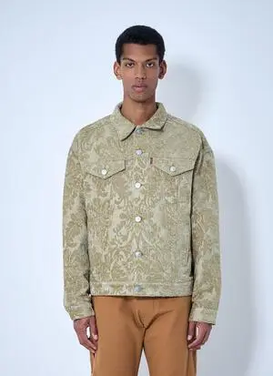 Junya Watanabe Patterned Denim Jacket - Cream