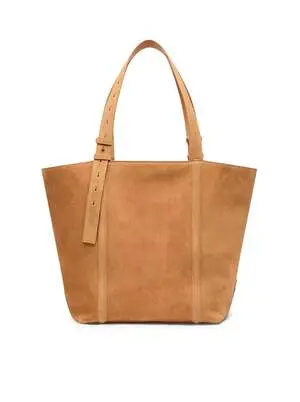 GOLDEN GOOSE 24/7 East West Suede Tote Bag - Brown