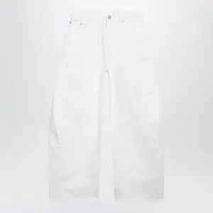 Alaïa Rodeo Denim Trousers - White
