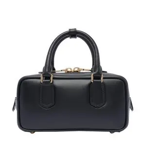 Miu Miu Mini Leather Arcadie Handbag - Black